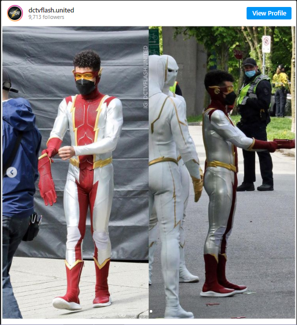 The Flash: Set Photographs Uncover First Glance At Jordan Fisher's ...